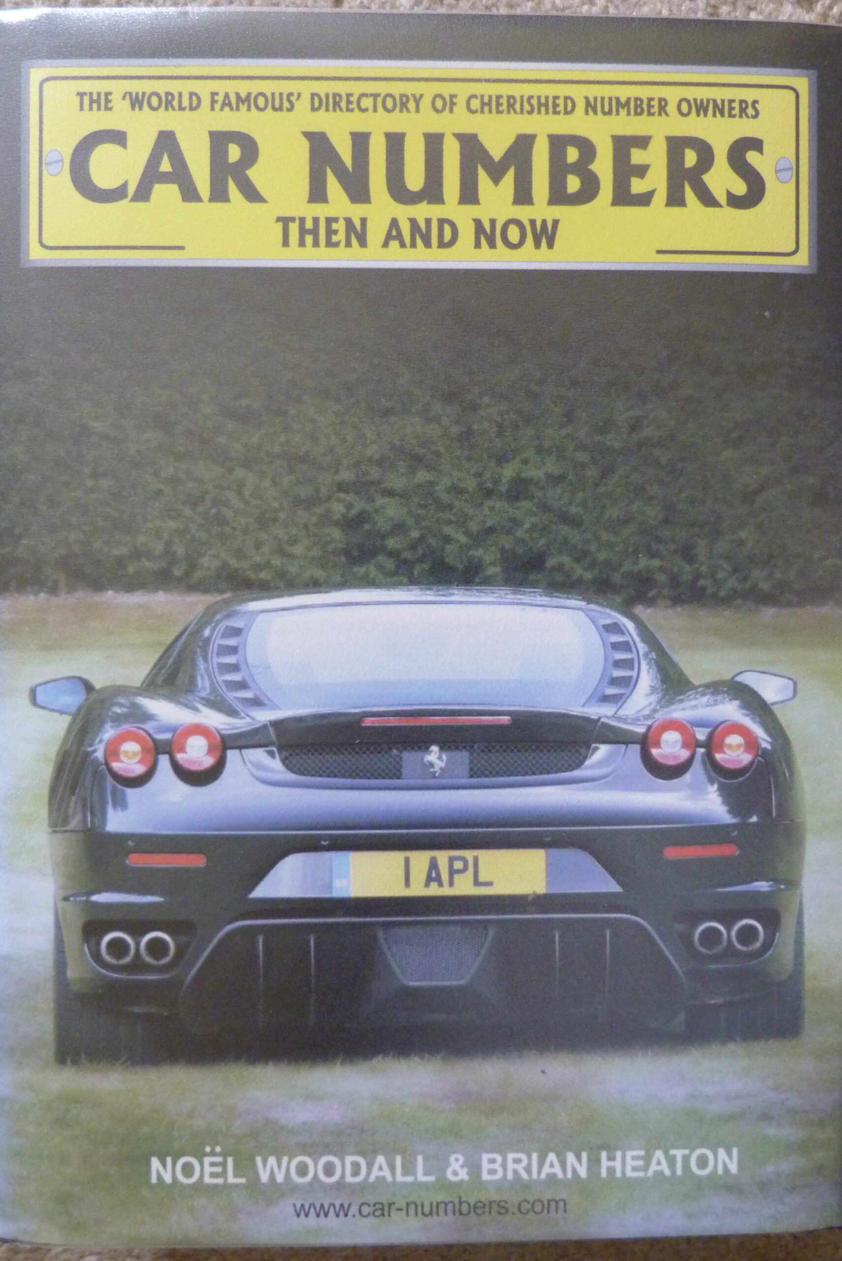 Car Numbers Then and Now | David Thomas Motoring Books